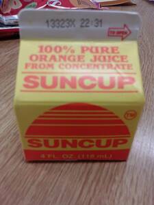Suncup Orange Juice - Photo