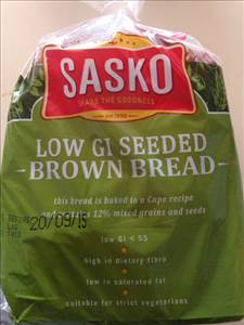 Sasko Low GI Seeded Brown Bread - Photo